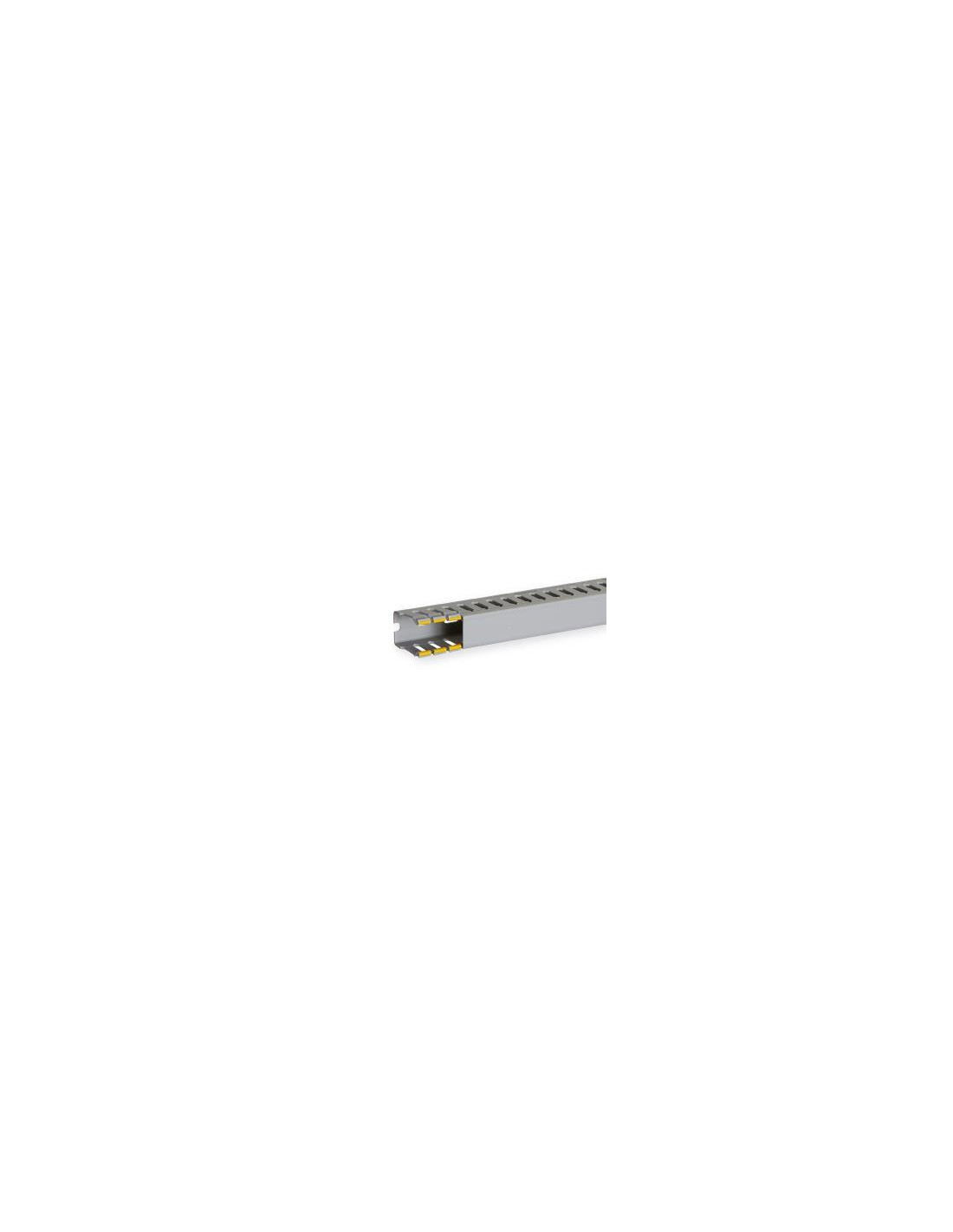 Goulotte de câblage au pas de 12,5 T1-D 25x40 grise IBOCCO B12505