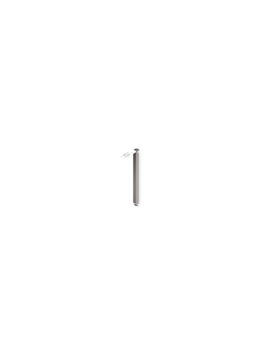 Colonne Standard Tercia Cle C45 2 Faces Hmax Fixation 3000 à 3300mm Alu 4711