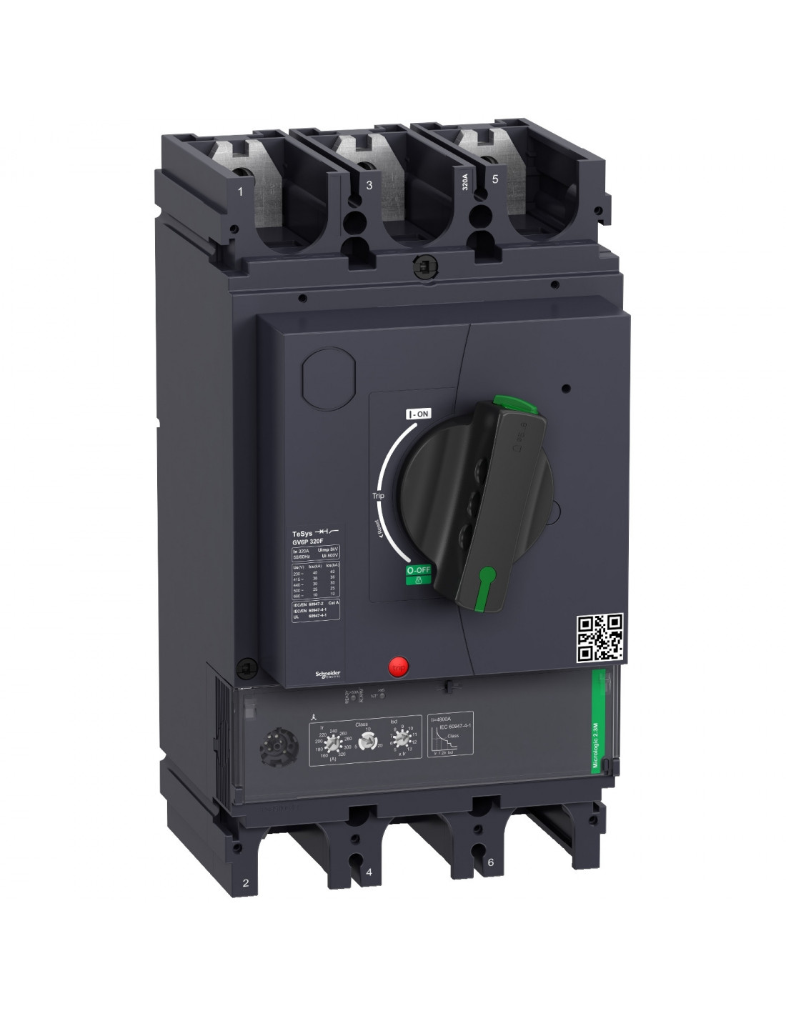 TeSys GV disjoncteur moteur 160 à 320A 36kA 3P magnéto-thermique ...