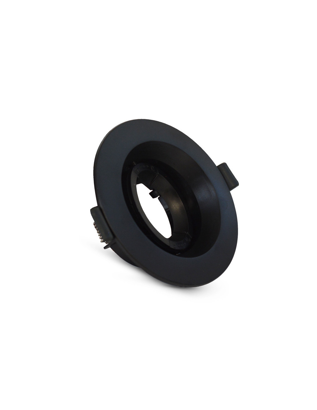COLLERETTE 1/4 DE TOUR SUPPORT DE SPOT DIAM 80MM NOIR ROTATIF BL PC ...