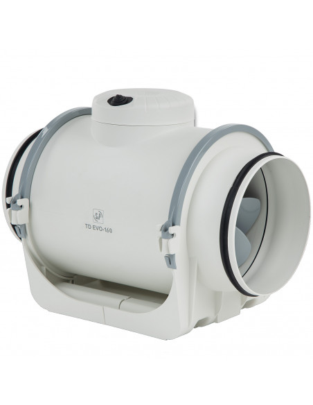 Ventilateur de conduit max 560 m3/h D.160mm 3 vitesses S&P (UNELVENT ...