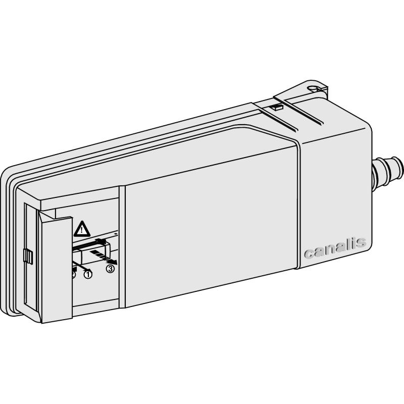 Canalis KB connecteur dérivation 16A fusible NF 8.5x31.5 3L+N+PE ...