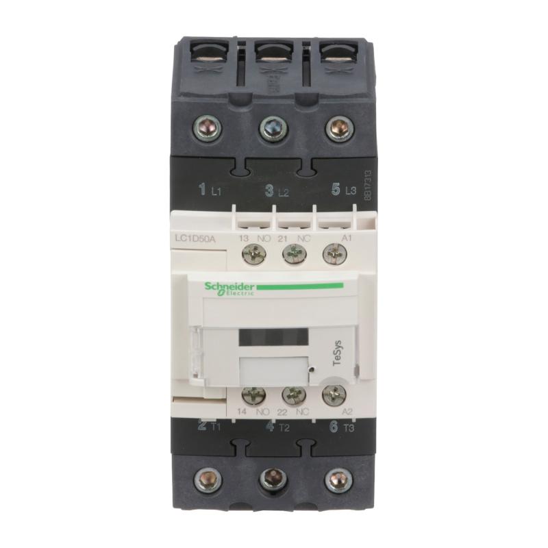 TeSys LC1D contacteur 3P AC-3 440V 50A bobine 120Vca SCHNEIDER LC1D50AG7