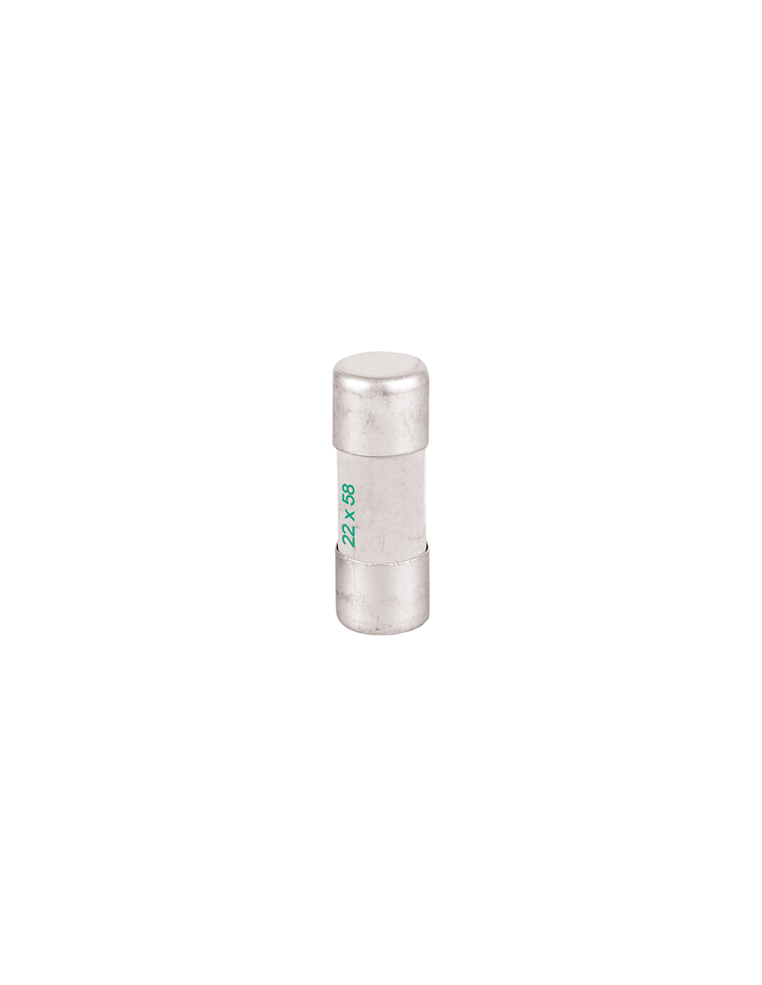 Lot de 10 Fusible 63A aM 22x58 sans percuteur EUR'OHM 28463