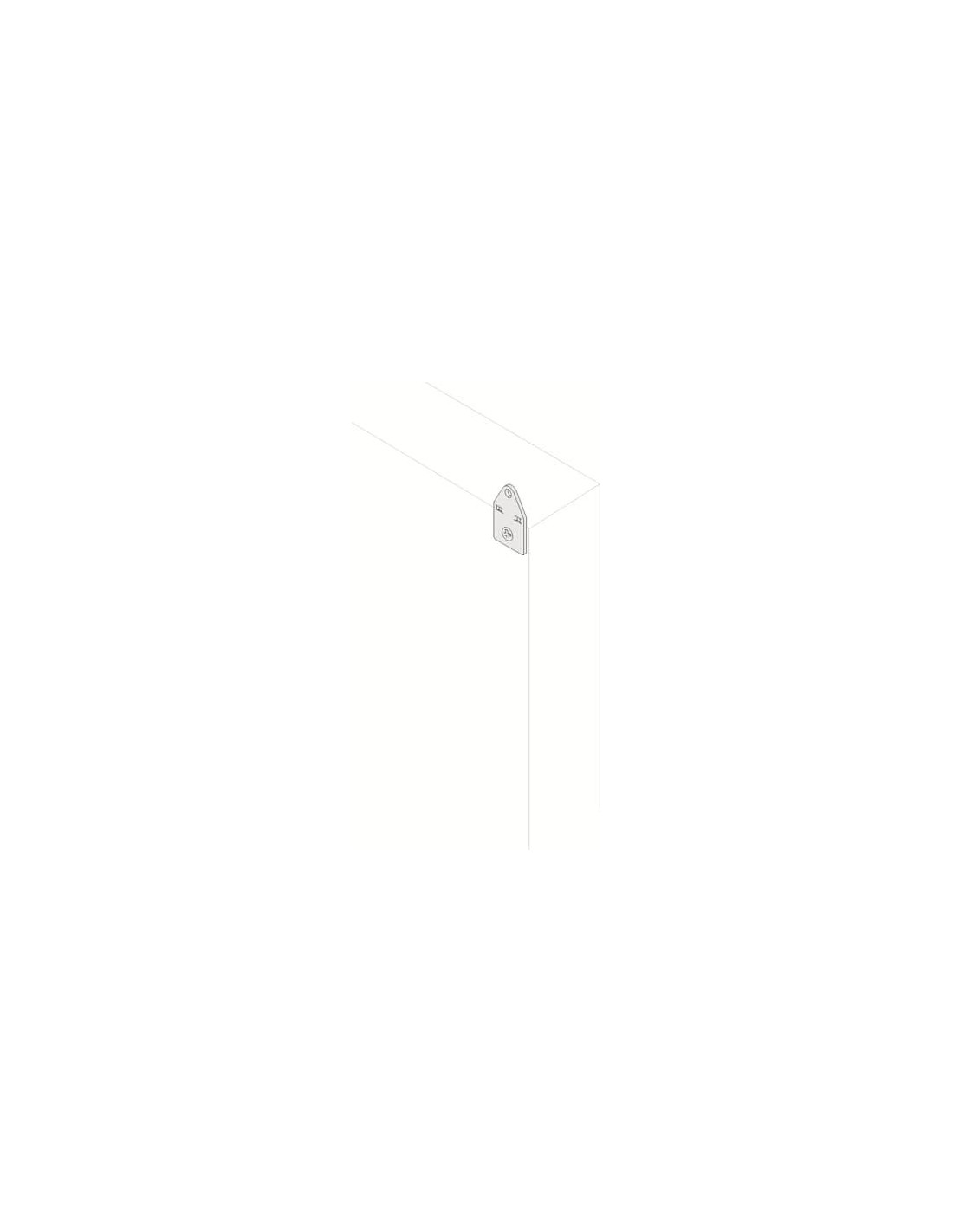 Equerre de Fixation pour Armoire et coffrets Industriels AA1206 ABB 600002